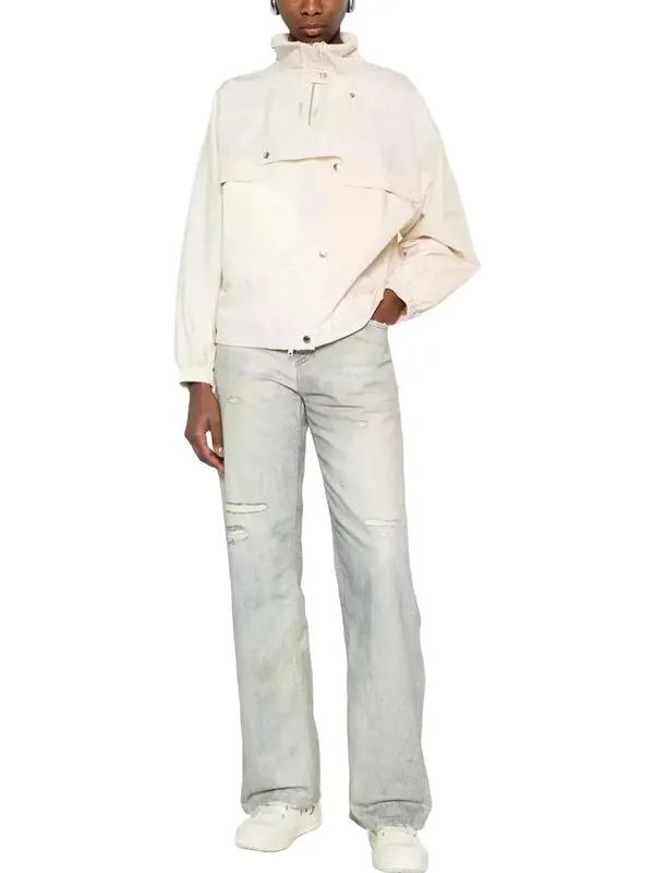 YVES SALOMON Chest-pocket Buttoned Jacket - Neutrals