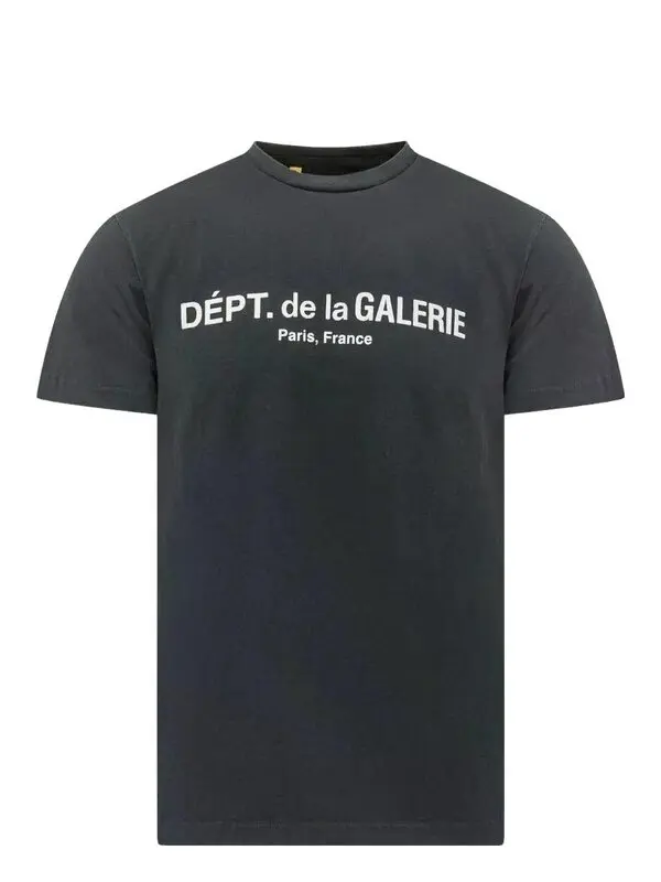 GALLERY DEPT. Lux Logo-print Cotton-jersey T-shirt - Black