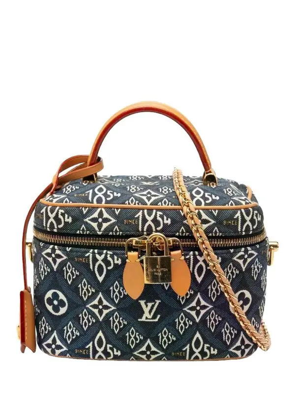 LOUIS VUITTON Monogram Since 1854 Case Pm Vanity Bag - Blue