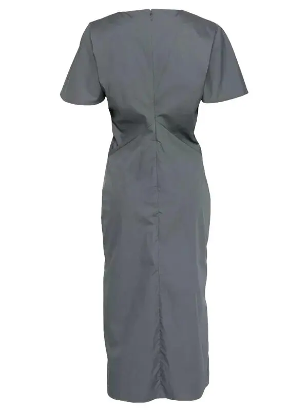 Soeur Ella Crew-neck Midi Dress - Grey
