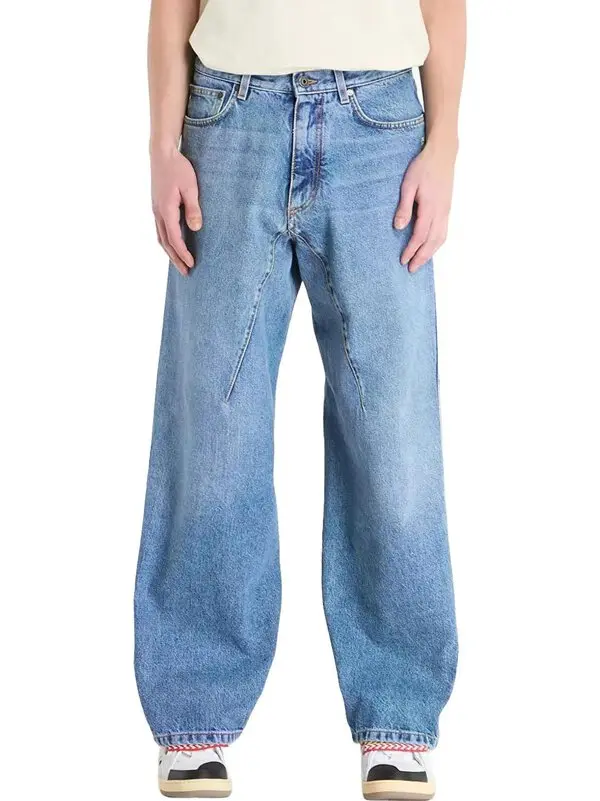 Off-White Wide-leg Jeans - Blue