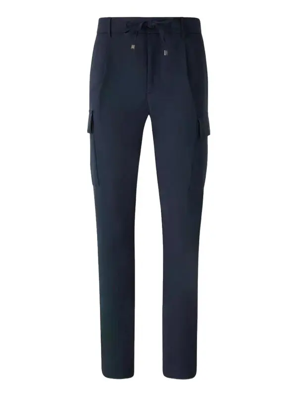 BERWICH Belt-loop Cargo Pants - Blue