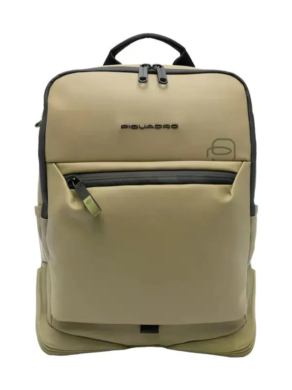 PIQUADRO Corner 2.0 Zip Backpack - Green