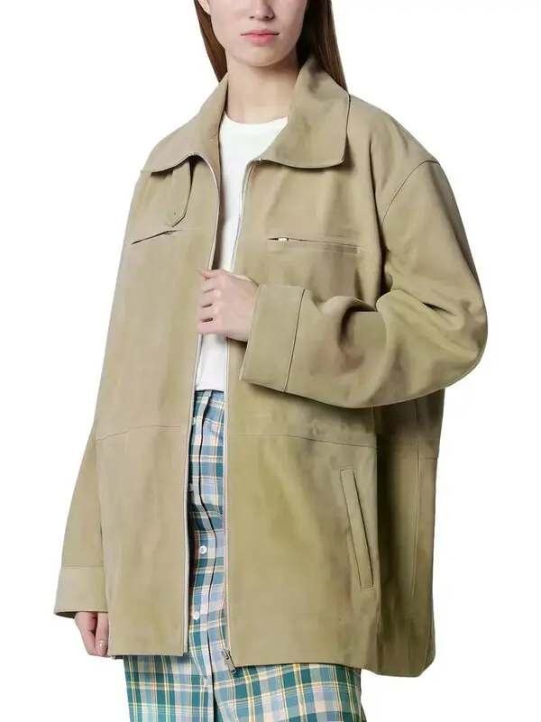 HALFBOY Kasia Suede Jacket - Neutrals