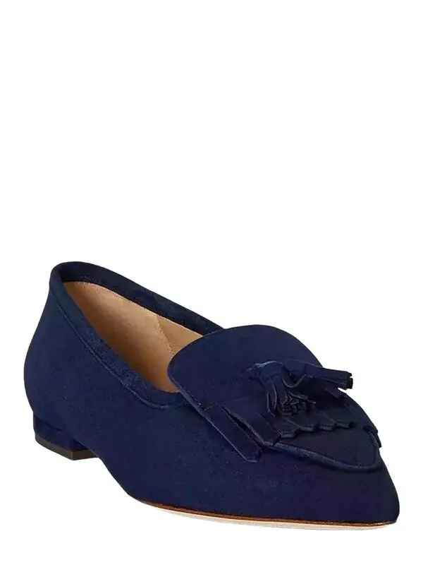 Ralph Lauren Pointed Tassel-detail Pumps - Blue