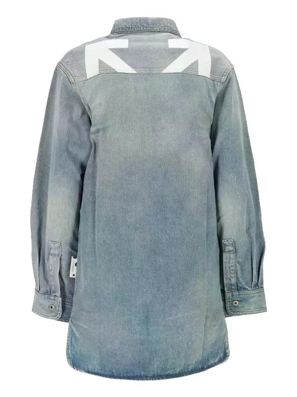 Off-White Buttoned Pocket Shirt - Blue