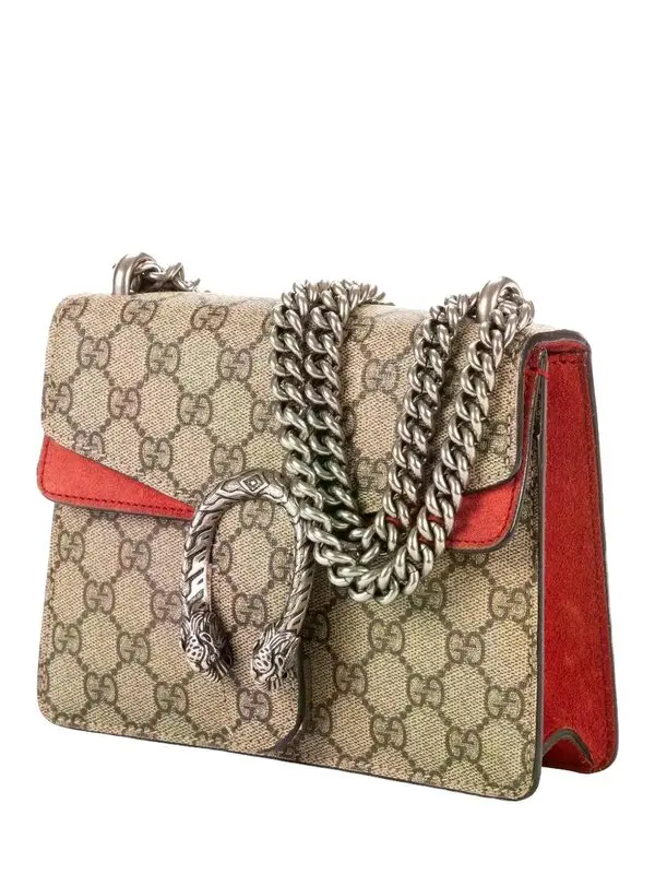 Gucci Mini Dionysus Gg Supreme Shoulder Bag - Neutrals