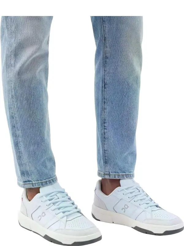 On The Roger Perforated-detail Sneakers - Blue