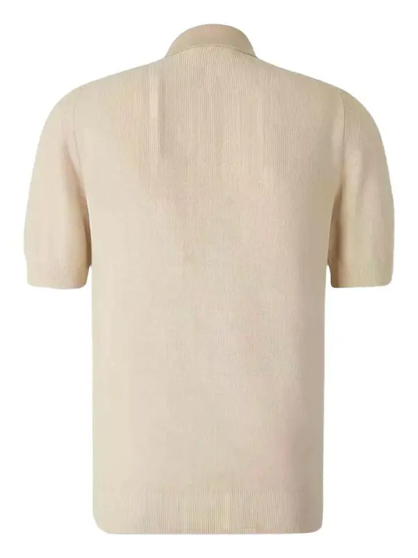 LARDINI Cotton Polo Shirt - Neutrals