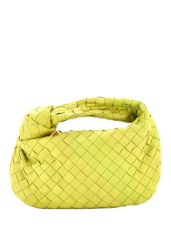 Bottega Veneta Bv Jodie Intrecciato Nappa Mini Hobo Bag - Green