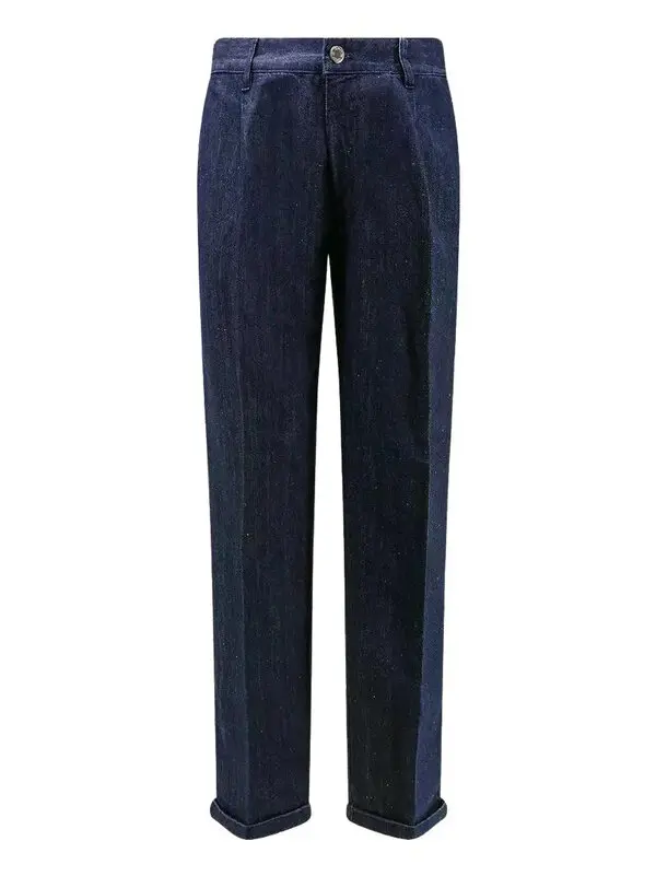 PT TORINO Logo Patch Regular Jeans - Blue