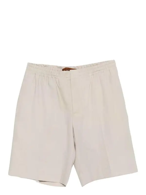 Zegna Elasticated Waistband Shorts - Neutrals