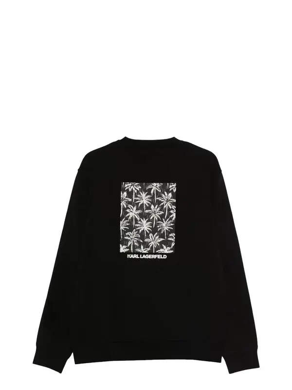 Karl Lagerfeld Graphic Print Sweatshirt - Black