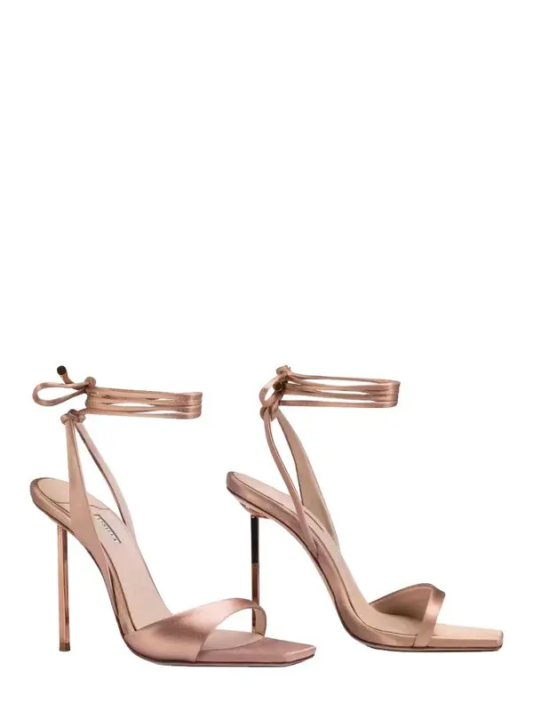 LE SILLA Nyra Ankle-tie Sandals - Neutrals