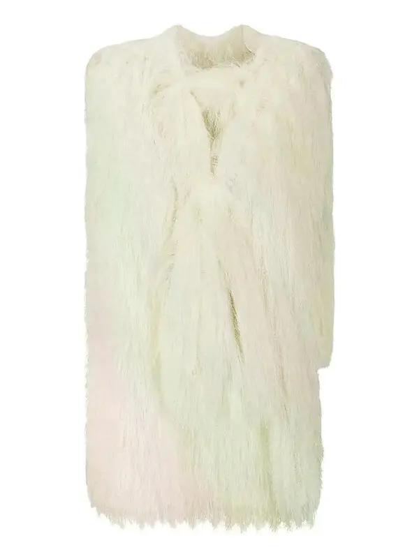 Sacai Fringe Flared Blouse - Neutrals