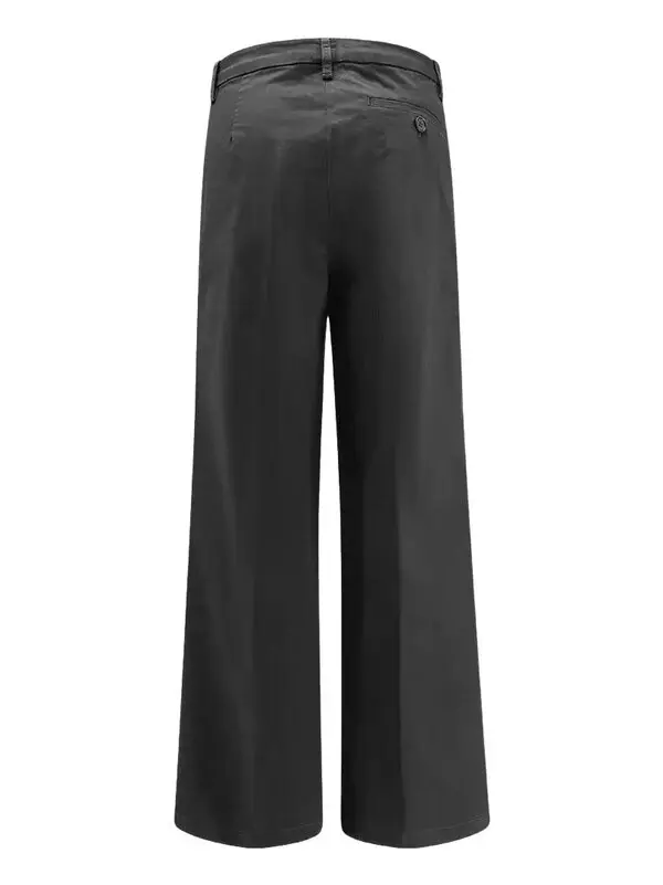 Aspesi Wide-leg Trousers - Black