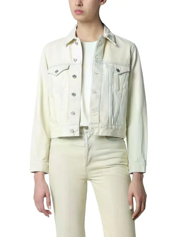 A.p.c. Bleached Denim Jacket - Neutrals