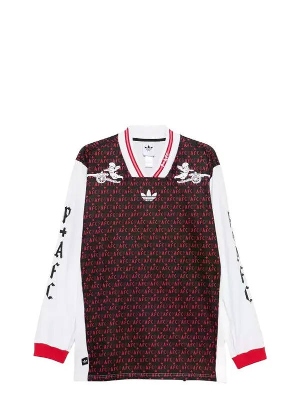 Adidas Patterned Long-sleeved T-shirt - Black