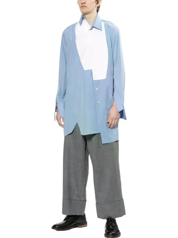 Junya Watanabe Colour-patch Shirt - Blue