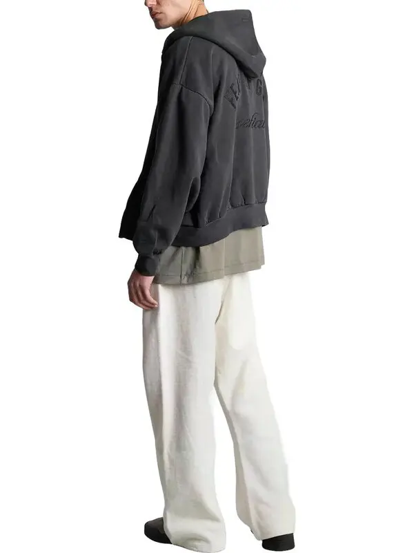 Fear Of God Double-zip Long-sleeve Hoodie - Black