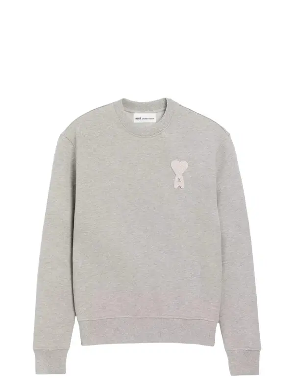 AMI Paris De Coeur Sweatshirt - Grey