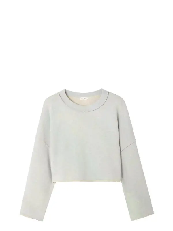 American Vintage Dantown Crewneck Cotton Sweatshirt - Grey