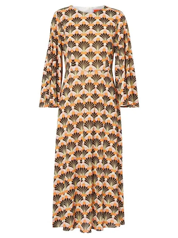 La DoubleJ Sorella" Printed Midi Dress - Multicoloured