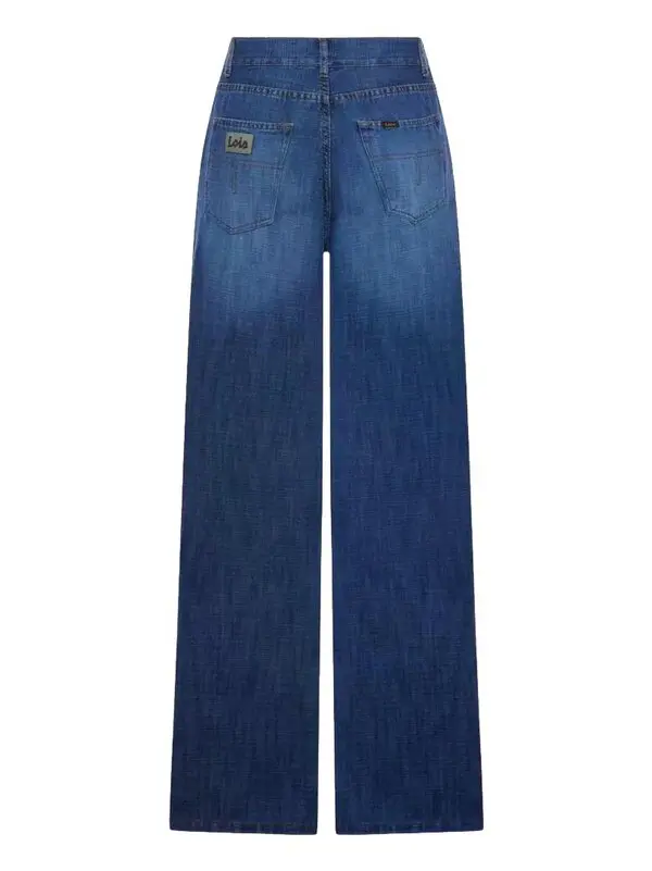 LOIS High-waisted Wide-leg Jeans - Blue