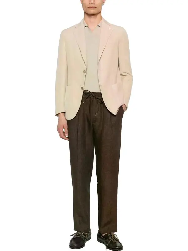Canali V-neck T-shirt - Neutrals