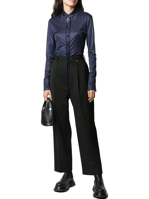 AMBUSH Fitted Long-sleeve Shirt - Blue