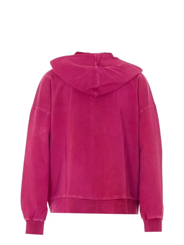 Liu Jo Zip-fastening Hoodie With Rhinestone Embellishments - Pink