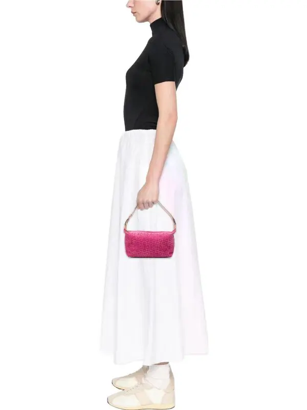 Celine Macadam Suede Shoulder Bag - Brown