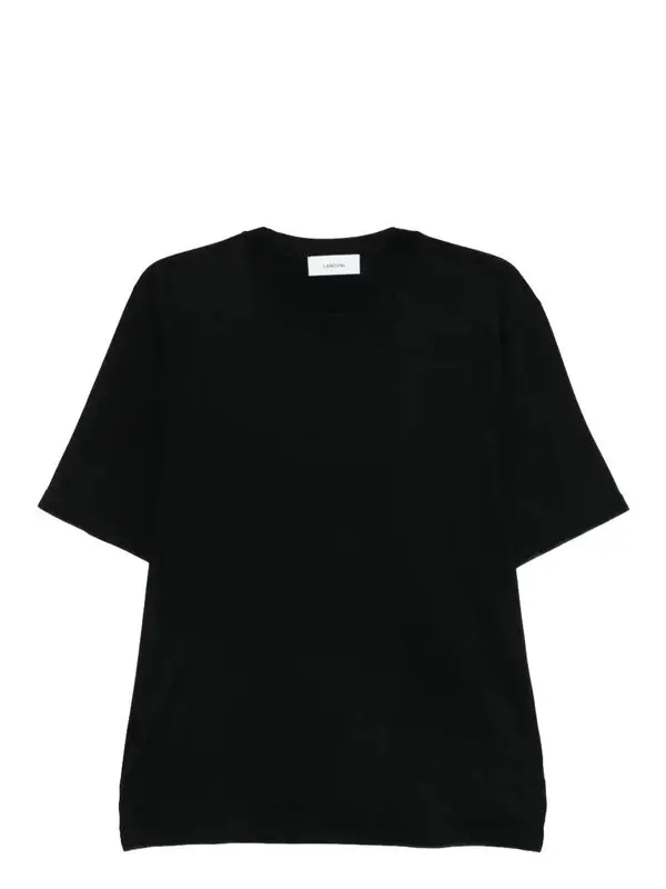 LARDINI Round-neck T-shirt - Black