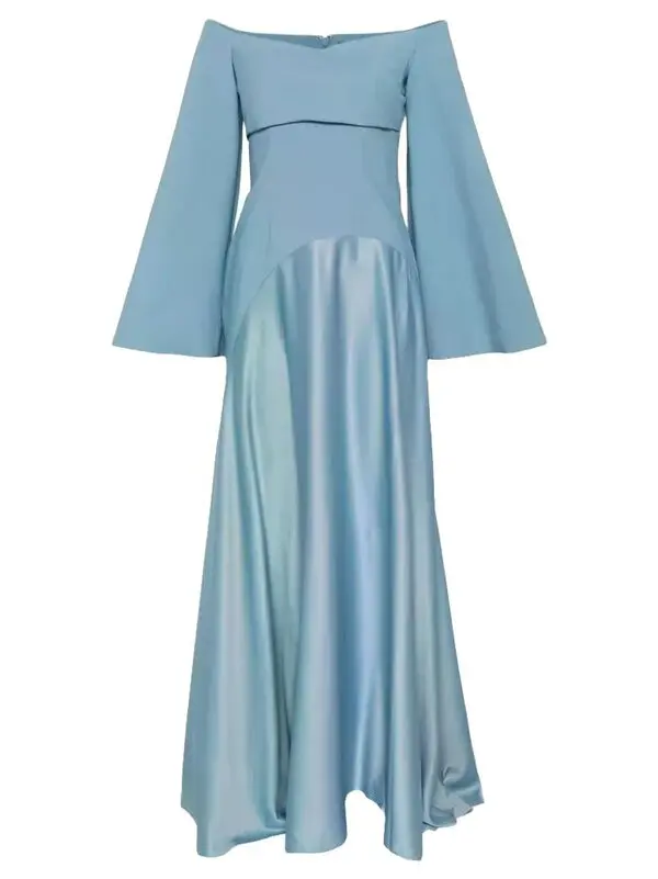 Solace London Rina Maxi Dress - Blue