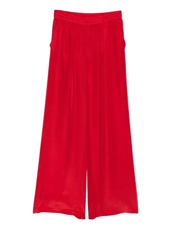 P.a.r.o.s.h Saxon Drawstring Palazzo Pants - Red