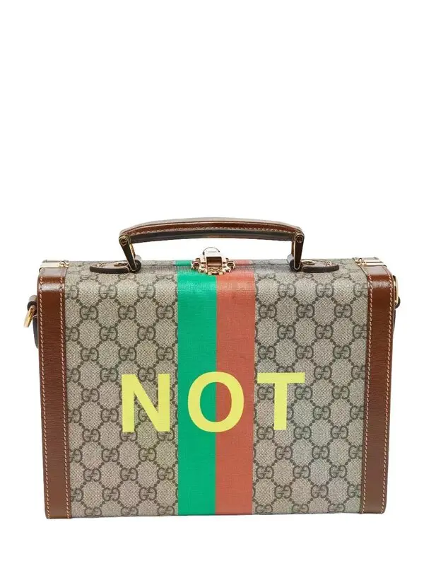 Gucci Fake/not Vanity Bag - Neutrals