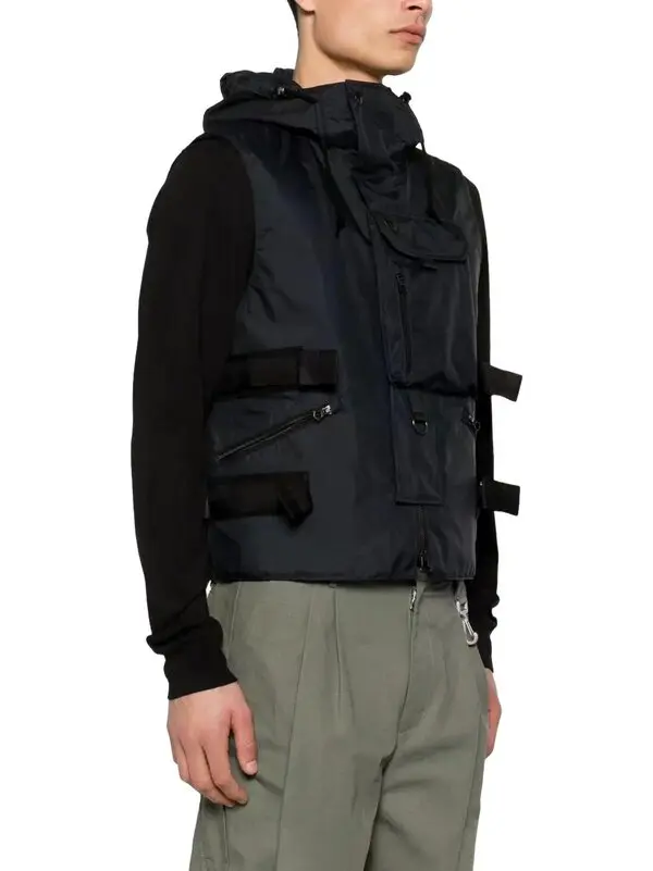 Junya Watanabe Zip-fastening Gilet - Blue