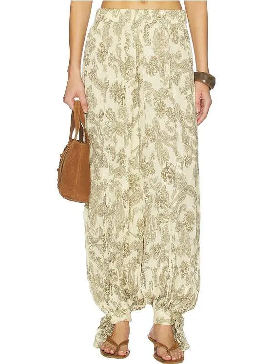 Hemant & Nandita Printed Harem Pants - Neutral
