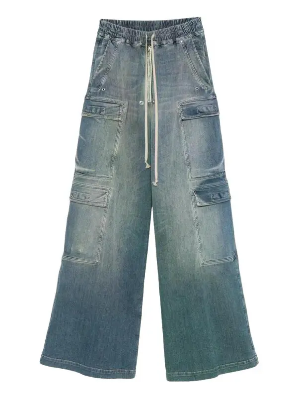 Rick Owens Elasticated-waist Jeans - Blue