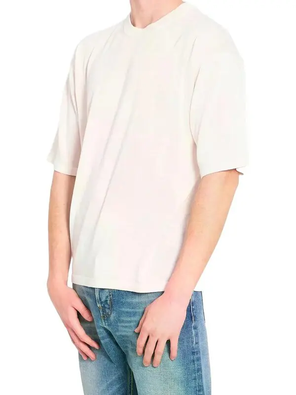 ROBERTO COLLINA Crew Neck T-shirt - Neutrals