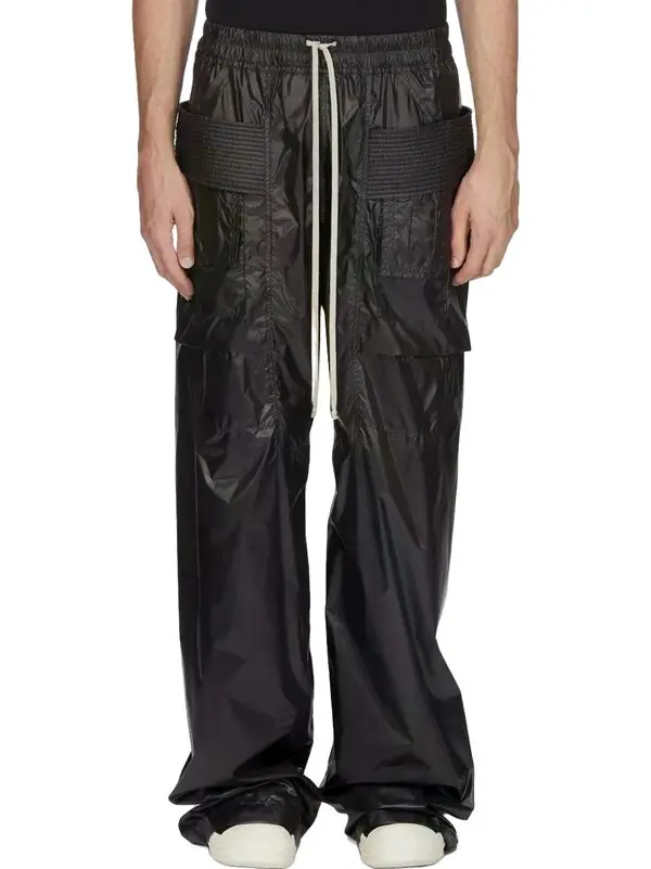 Rick Owens Cargo Drawstring Pants - Black