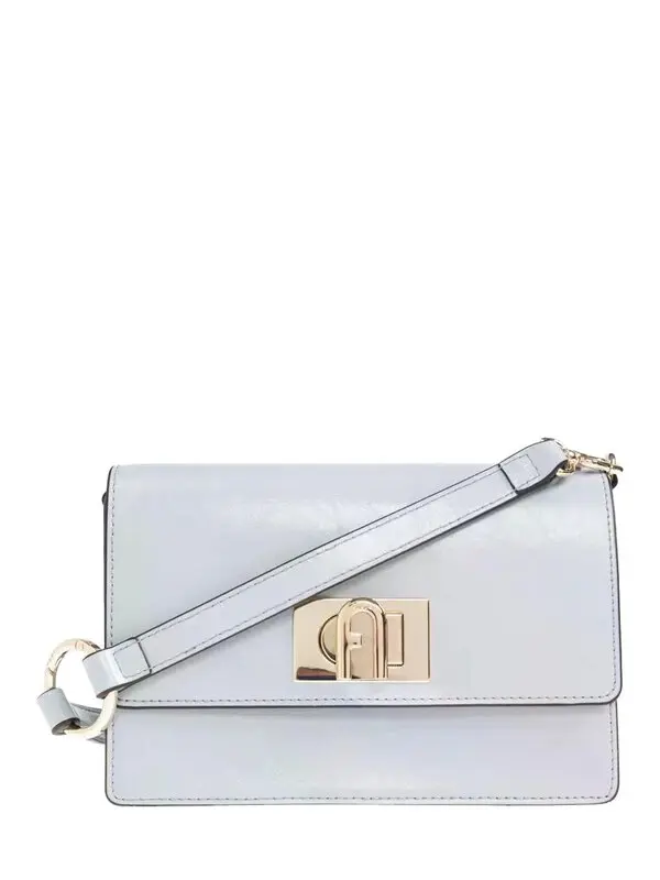 Furla Logo Plaque Top Handle Bag - Blue