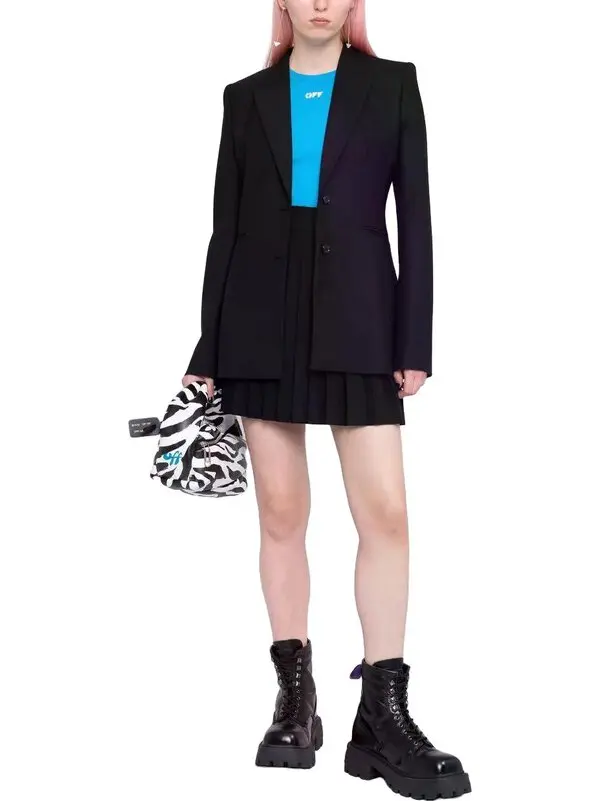 Off-White Corporate Single-breasted Blazer - Black