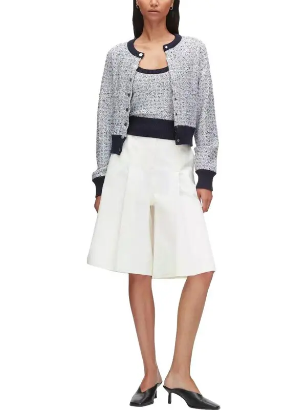 3.1 Phillip Lim Round-neck Button Cardigan - Blue