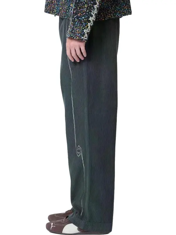 ACHM Logo Motif Trousers - Black