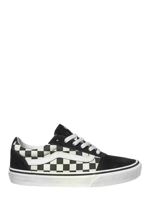 VANS Checkerboard Stripe Sneakers - Black