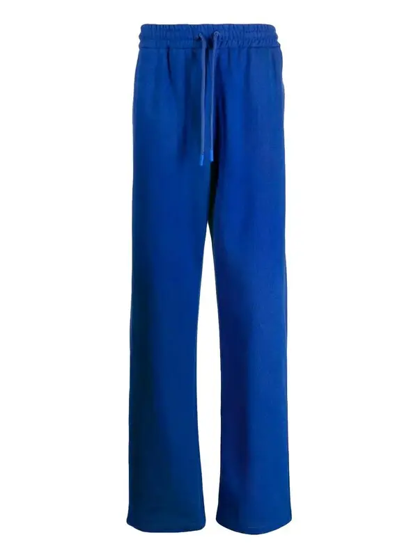 Off-White Diag-stripe Embroidered Track Pants - Blue