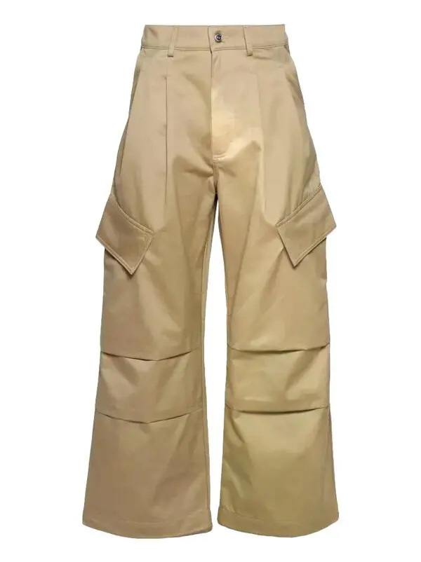 NAHMIAS Oversized Cargo Trousers - Neutrals