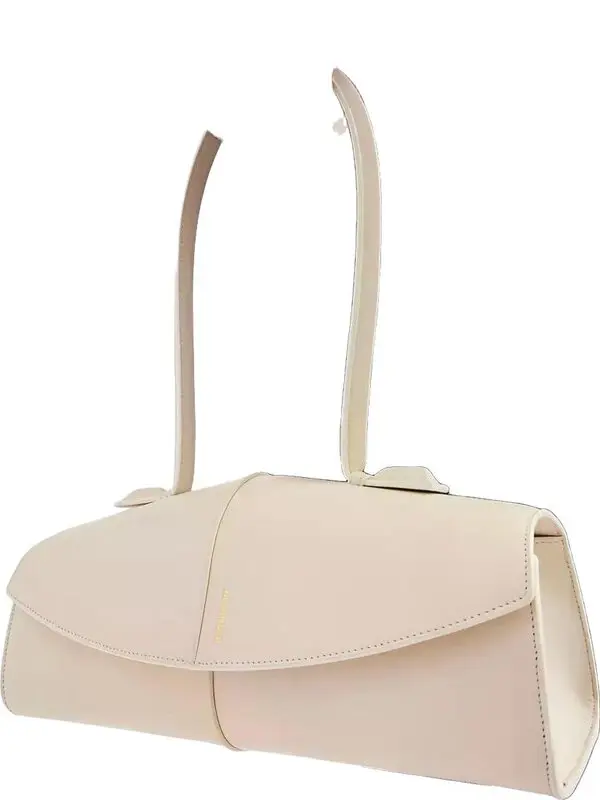 JIL SANDER Leather Shoulder Bag - Neutrals