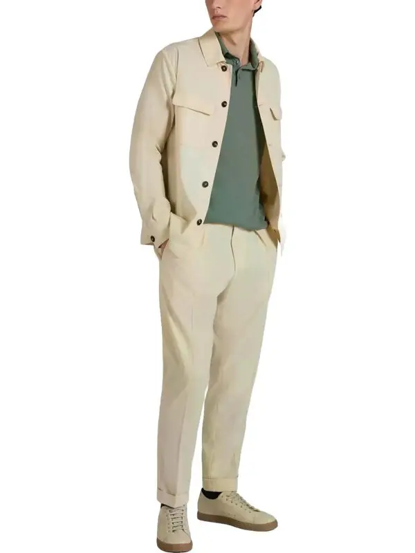 Incotex Flap-pocket Overshirt - Neutrals